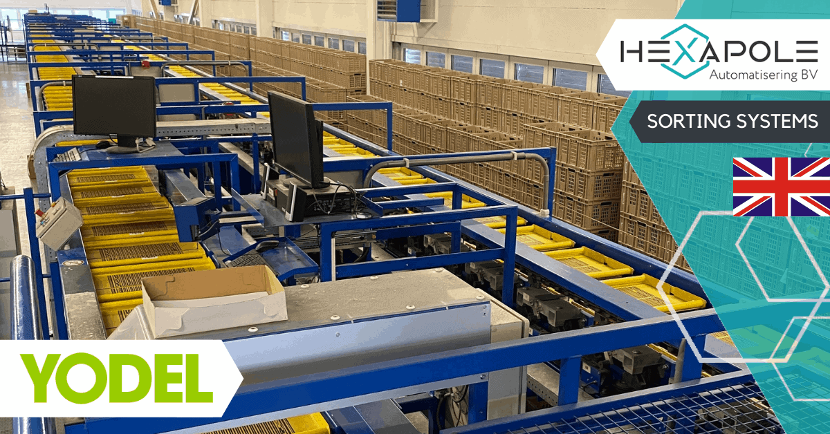 Yodel chooses Hexapole's sorting system! - Hexapole Automatisering BV